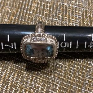 Judith Ripka | Jewelry | Retired Judith Ripka Blue Topaz Ring | Poshmark